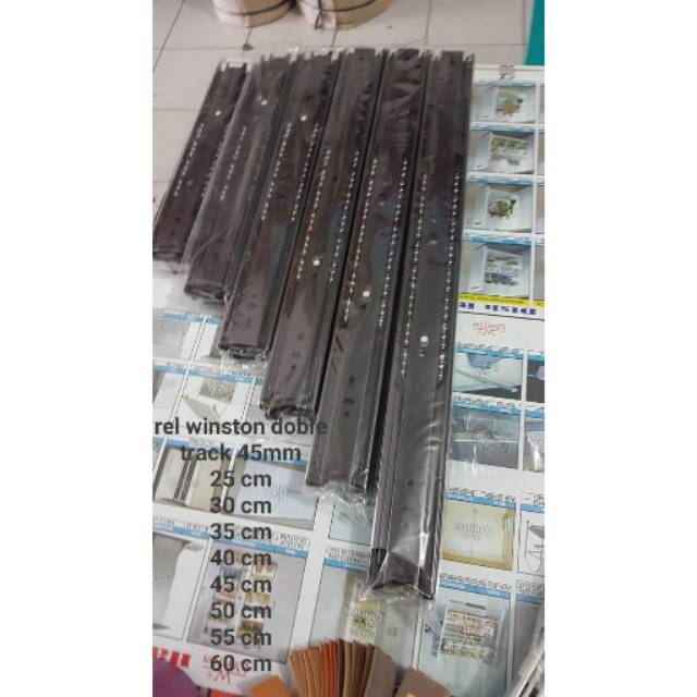 Jual Rel laci RD (hitam) double track 45mm | Shopee Indonesia