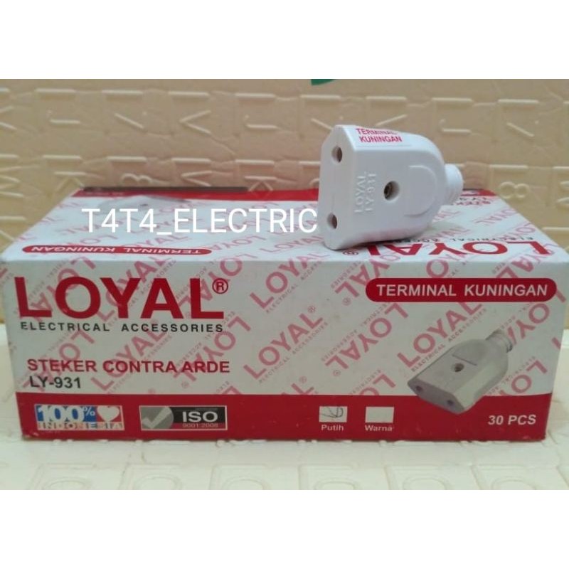 Jual KONTRA STECKER PUTIH DAN HITAM GEPENG | Shopee Indonesia