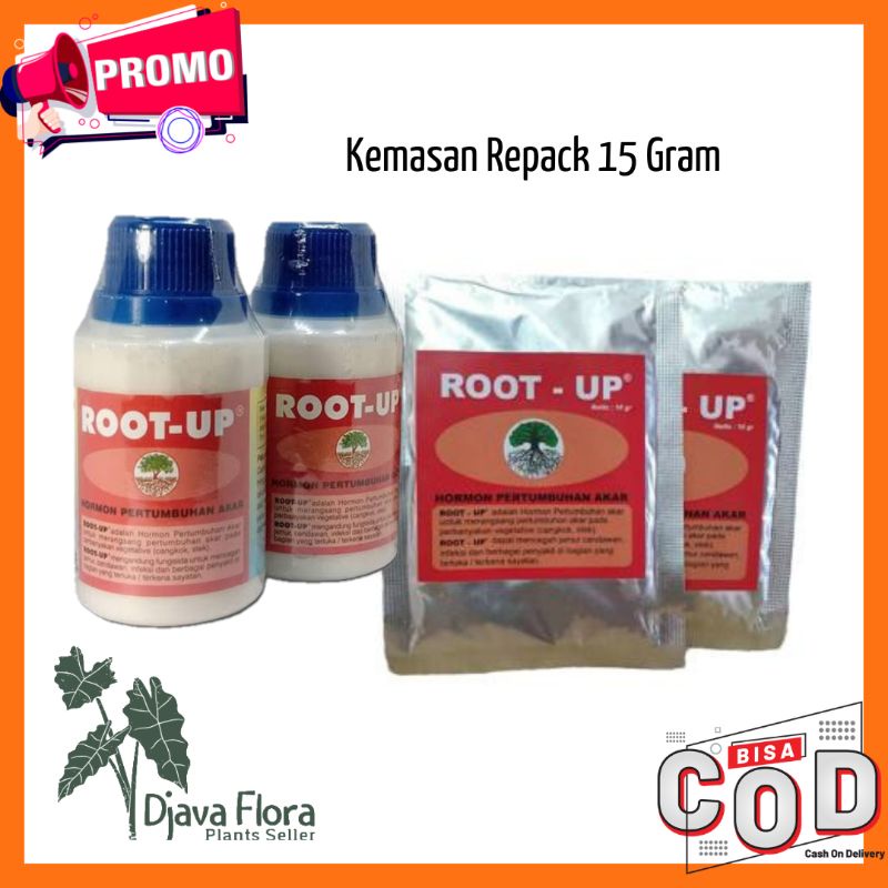 Jual ROOT - UP ORIGINAL REPACK 15 Gr / Hormon Pertumbuhan Akar / ROOT ...