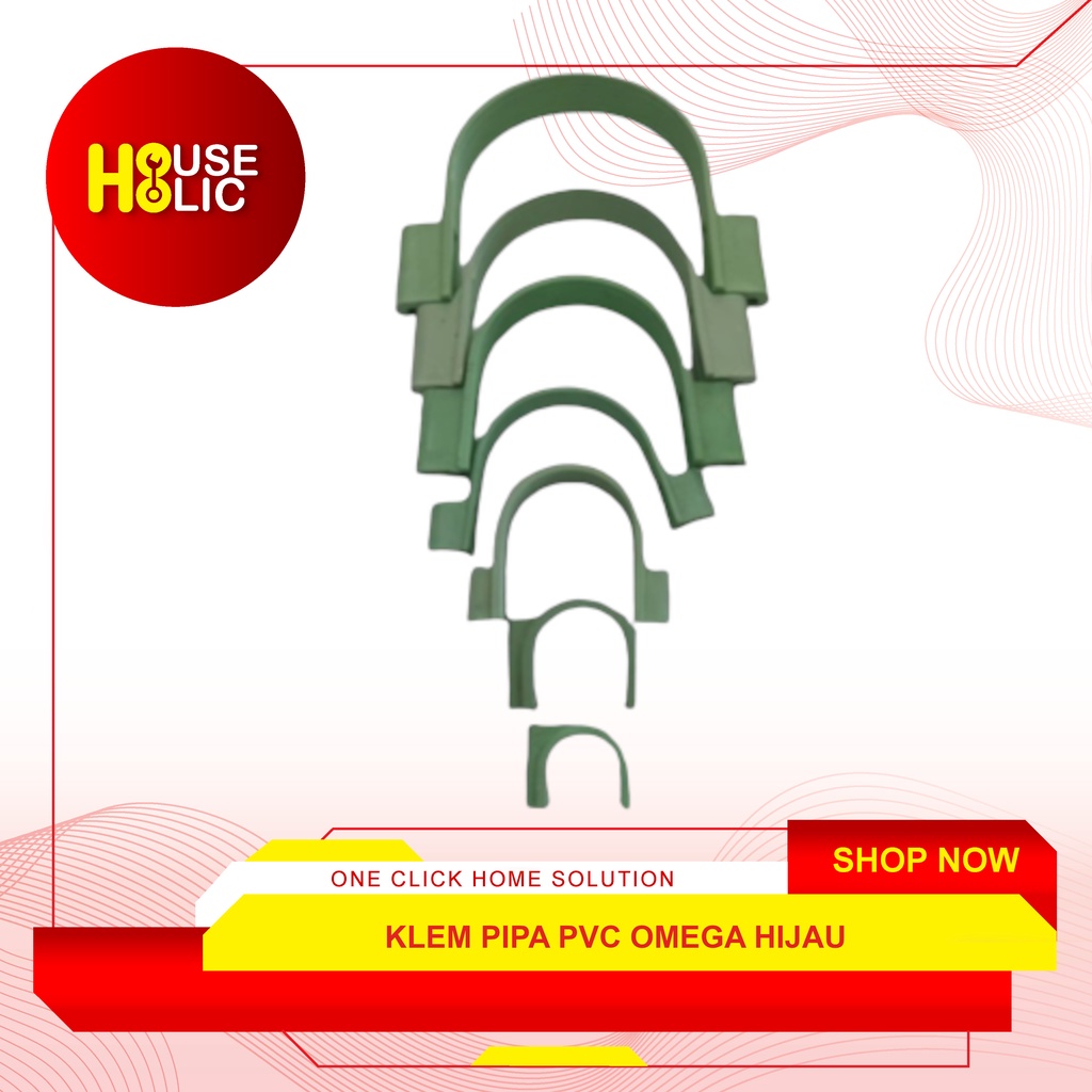 Jual Klem Pipa Clam Pipa PVC / Hard Clamp Omega Arrow | Shopee Indonesia