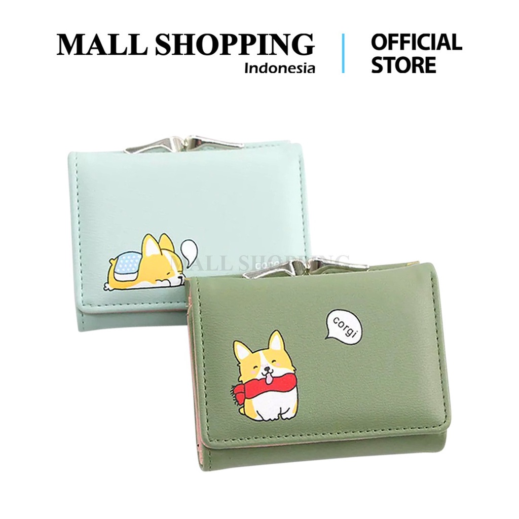 Jual Dompet Lipat Wanita Dompet Wanita Tebal Motif Animal Lucu Bahan Pu ...