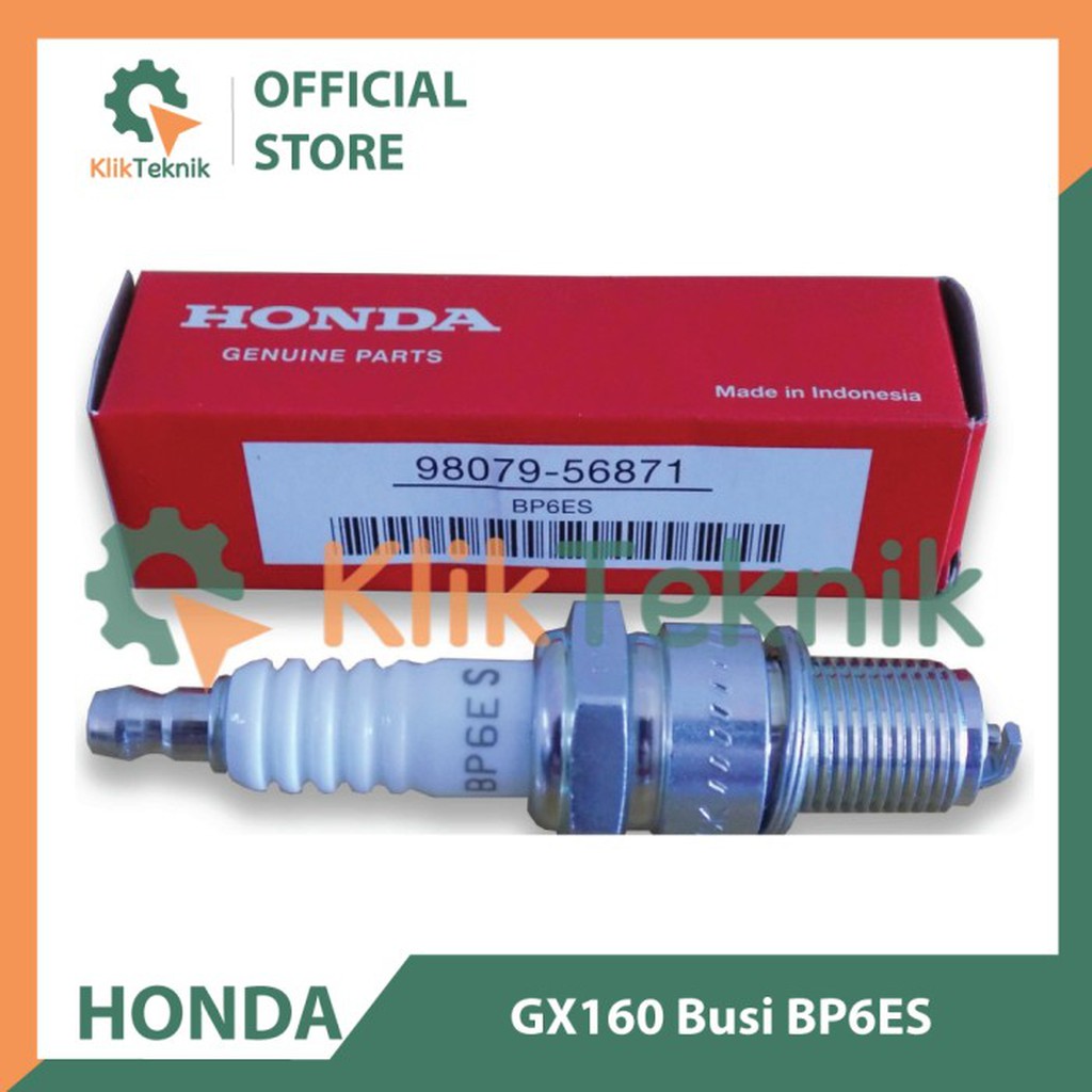 Jual HONDA Spark plug/Busi BP6ES/BP5ES GX160 Honda asli 98079-56871 ...