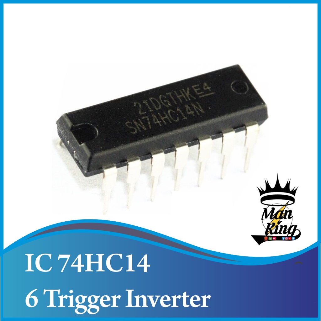 Jual Ic 74hc14 dip14 6 trigger | Shopee Indonesia