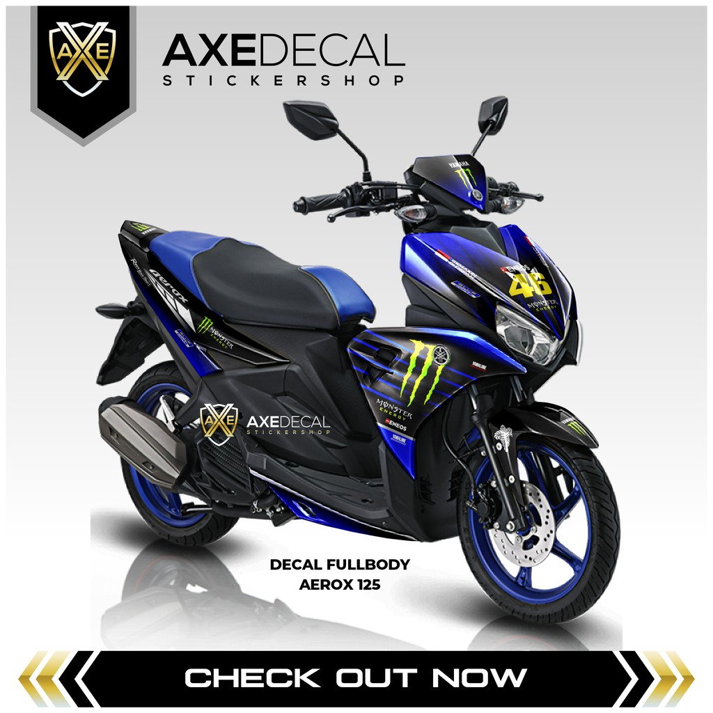 Jual Decal Aerox 125 Fullbody ME / Stiker Motor Yamaha Aerox Desain ...