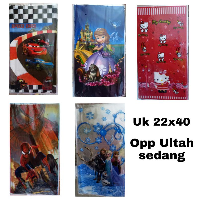 Jual Plastik Opp Ultah Ultah Sedang/ Kantong Ultah/Goodie Bag/ Plastik ...