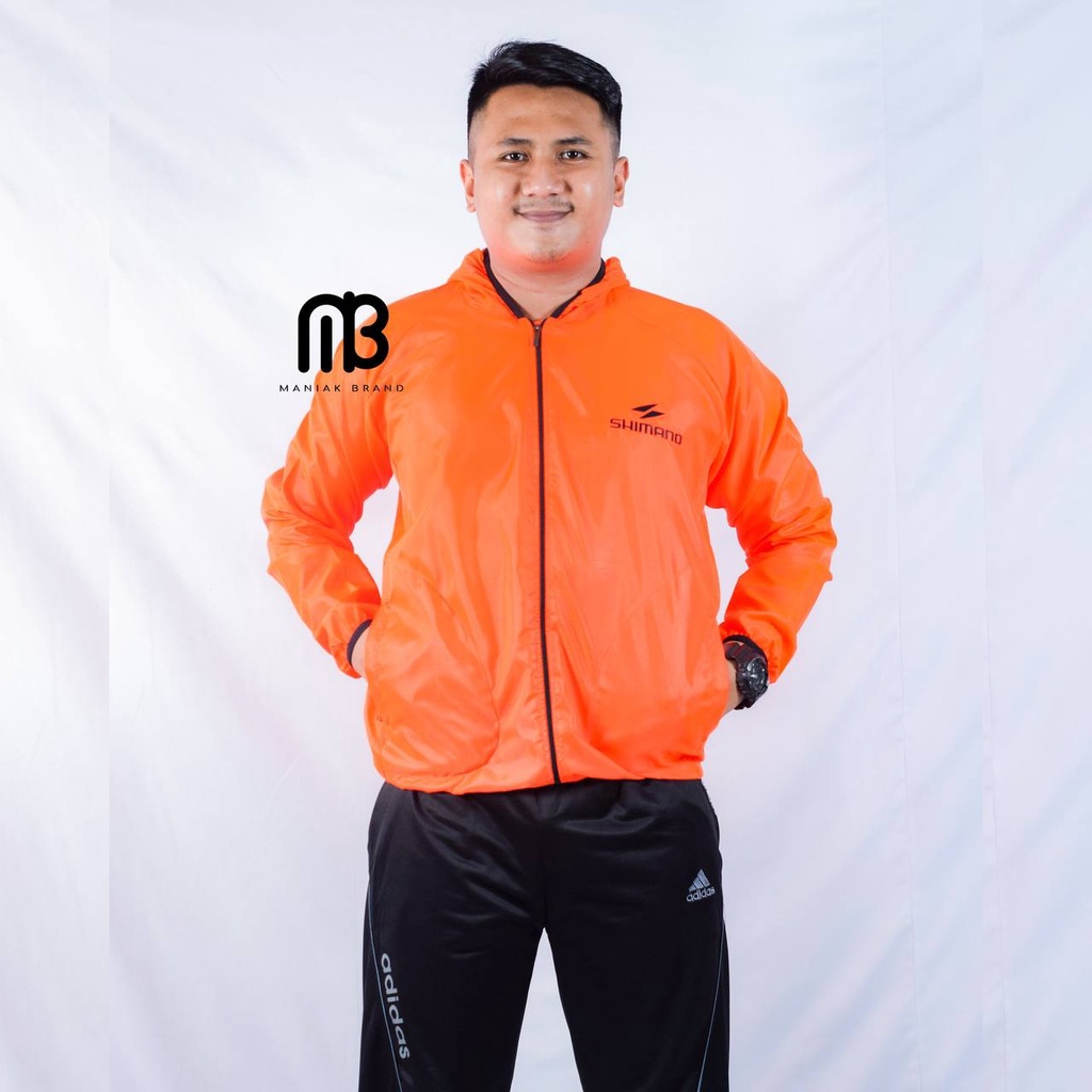 Jual Jaket Olahraga Parasut Waterproof Wanita Pria Anti UV protection ...