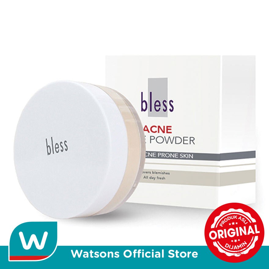 Jual Bless Acne Face Powder Natural 25g | Shopee Indonesia