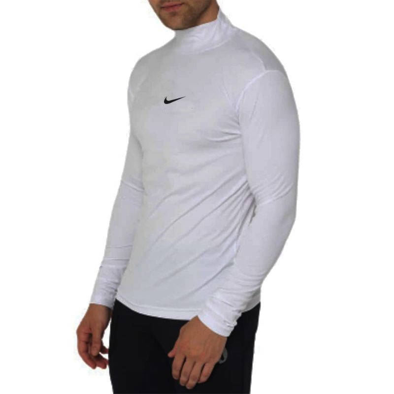 Jual Manset Baju Pria Lengan Panjang Baselayer Warna Putih | Shopee ...