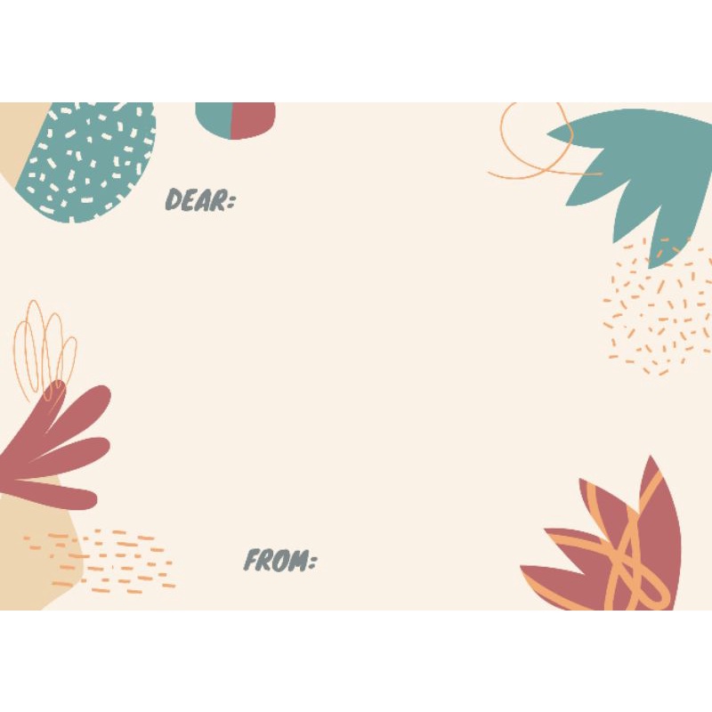 Jual (1) GREETING CARD / KARTU UCAPAN KOSONG / GREETING CARD AESTHETIC ...