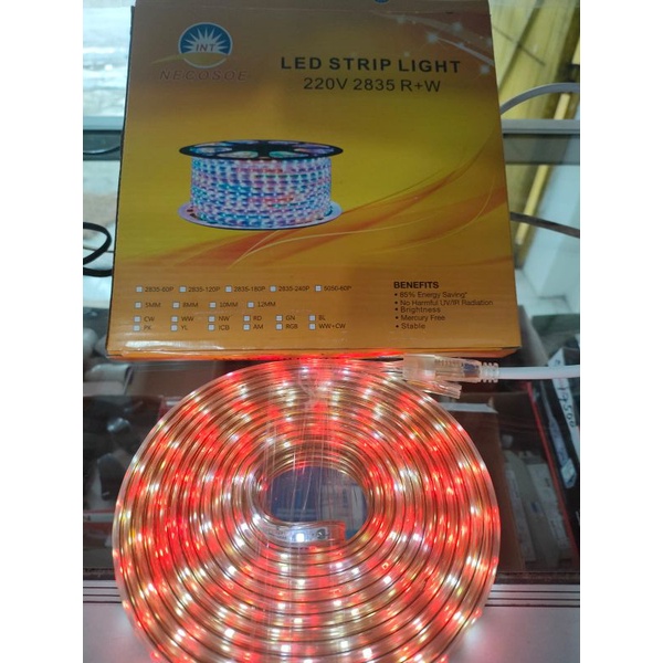 Jual Lampu LED STRIP SELANG 220v 8 meter | Shopee Indonesia