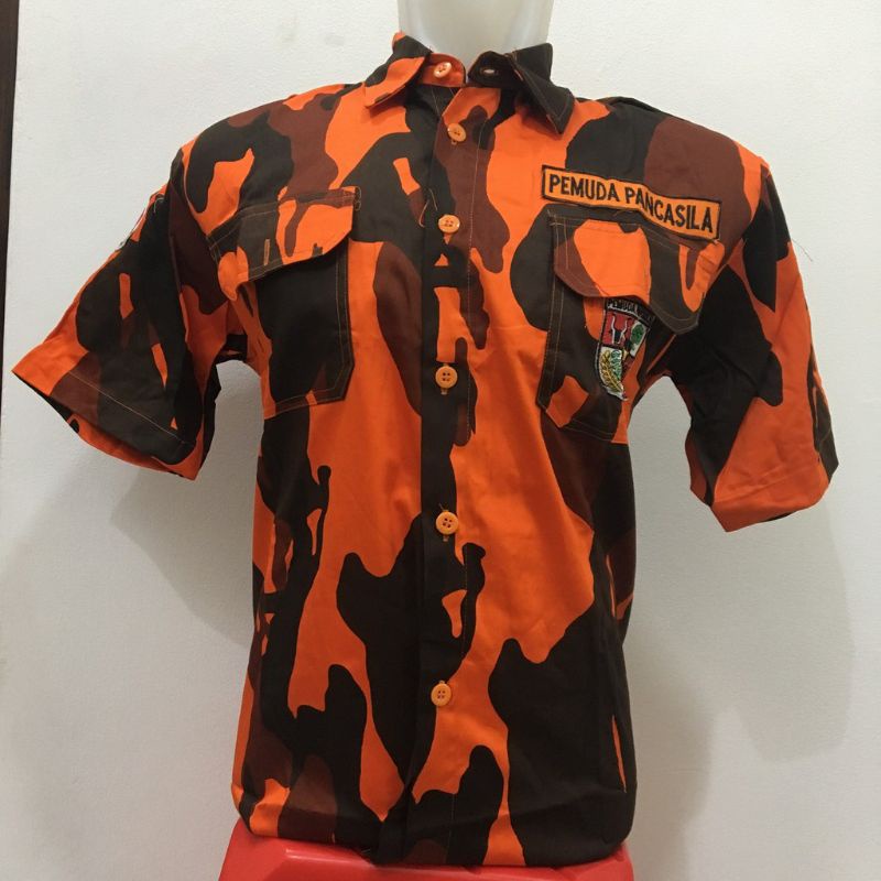 Jual kemeja seragam organisasi kemeja loreng kemeja polos AMPI AMPG ...