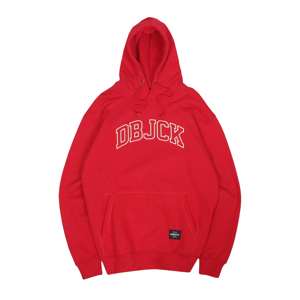 Jual Dobujack Frame Logo Red Hoodie | Shopee Indonesia