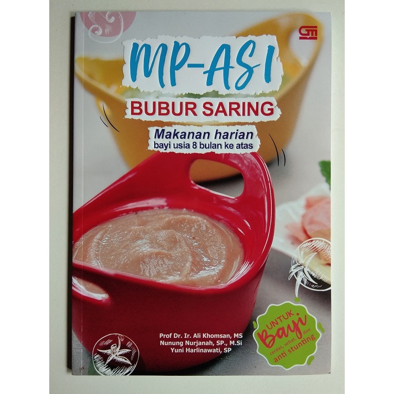 Jual BUKU Resep Makanan Bayi MP-ASI BUBUR SARING: MAKANAN HARIAN BAYI ...