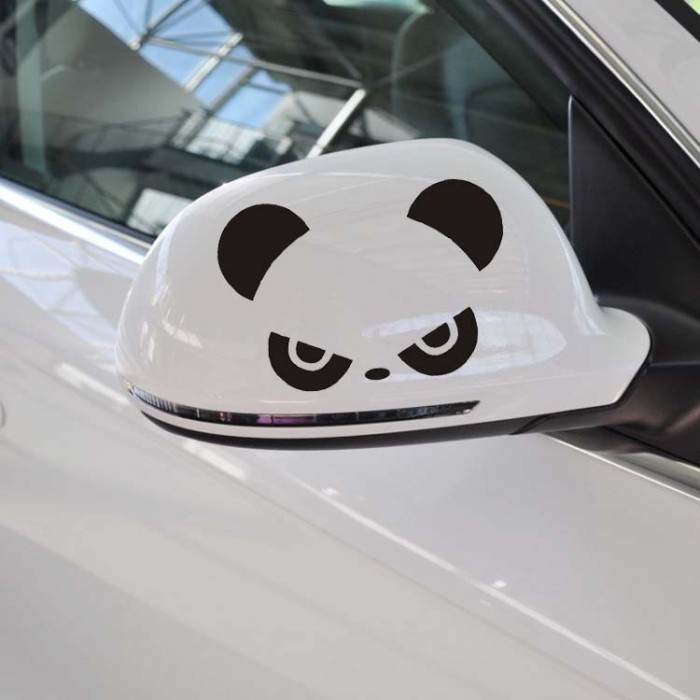 Jual Stiker Spion Mobil Angry Panda Eye Decal Mata Panda Car Sticker ...
