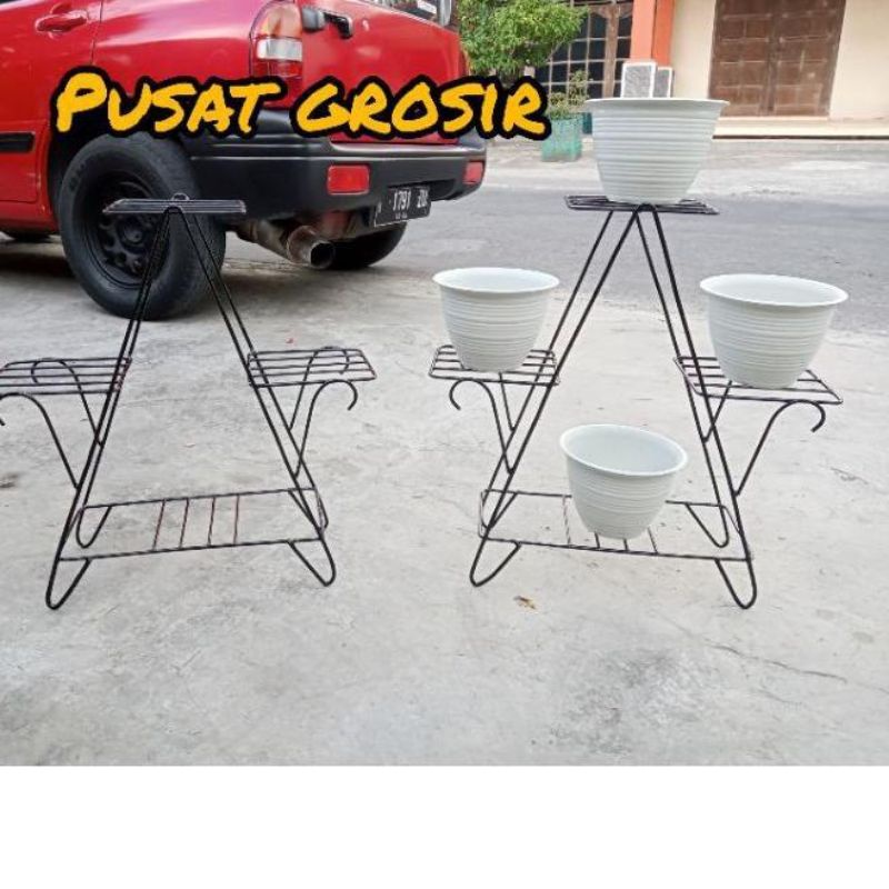 Jual Standing Susun Dari Besi 4 Lantai //Rak Pot Bunga Bersusun 4 ...