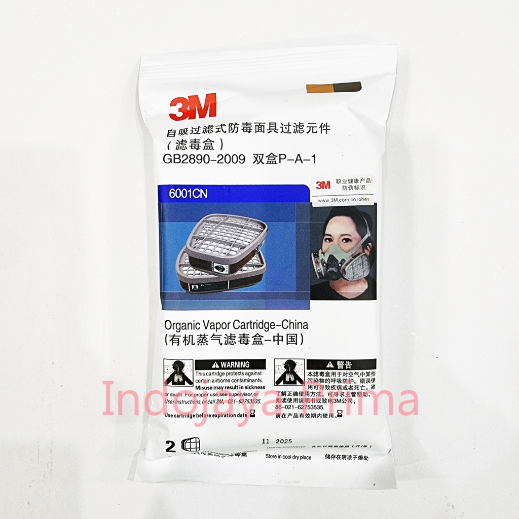 Jual 3M 6001 CN Organic Cartridge 6200 7502 6800 | Shopee Indonesia