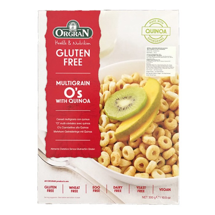 Jual Orgran Gluten Free MultiGrain O's With Quinoa 300g | Shopee Indonesia