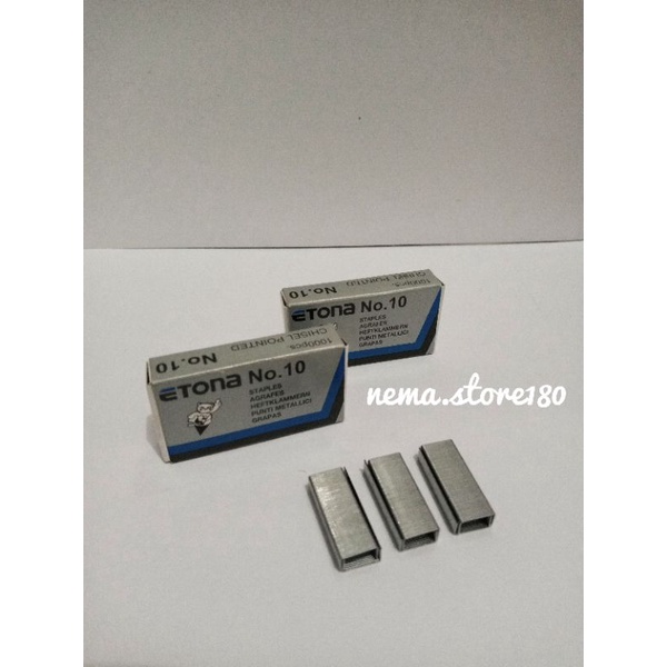 Jual STAPLES ETONA NO 10 /STAPLES KECIL | Shopee Indonesia