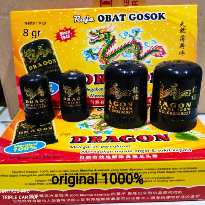 Jual Dragon Menthol 8 gr | Shopee Indonesia