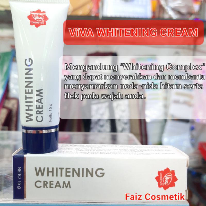Jual VIVA Whitening Cream //Menyamarkan Noda Hitam Serta Flek Pada ...