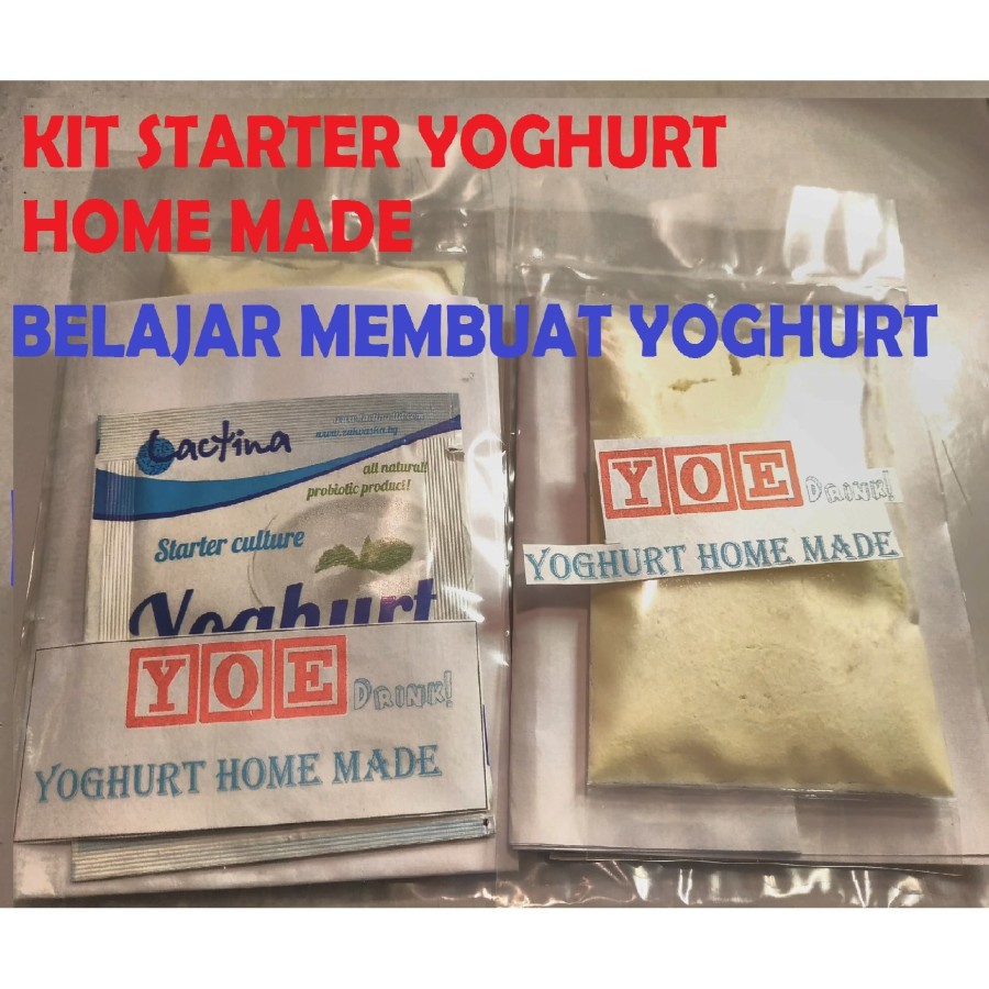 Jual Starter Yogurt/paket bibit Yogurt Lengkap dengan cara aktivasi ...