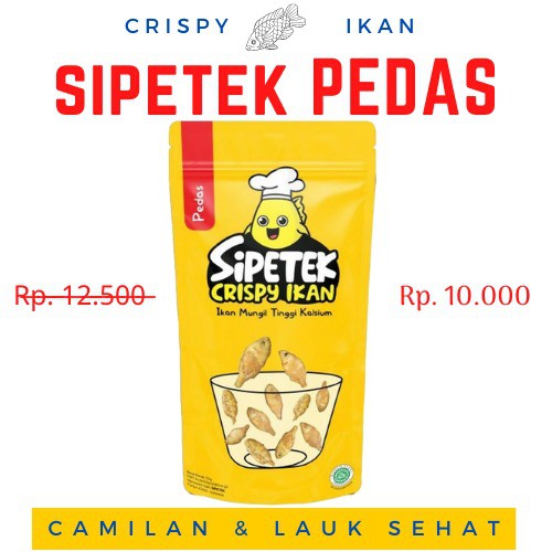 Jual SIPETEK SPACY 50 GR | CRISPY IKAN SIPETEK PEDAS | SOLUSI CAMILAN ...