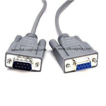 Jual Kabel Serial 1.5m DB9 RS232 Male to Female pin 9 M-F data COM port ...