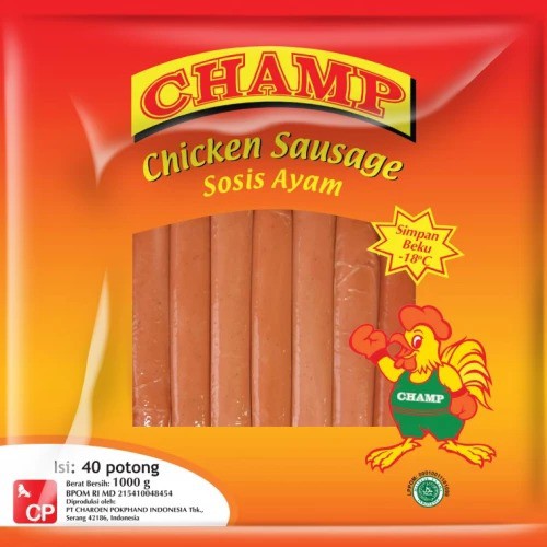Jual CHAMP MT CHICK SAUSAGE 1 KG | Shopee Indonesia