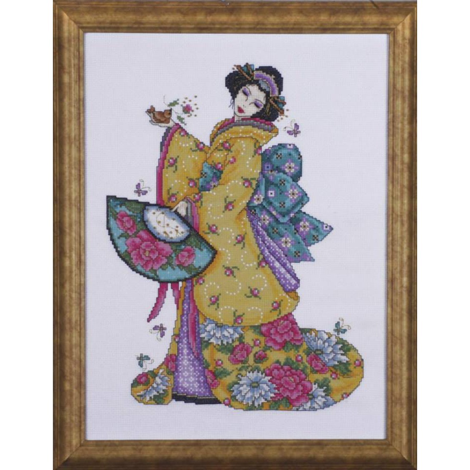 Jual Paket Kristik Original / Asli Design Works- 2710 Golden Geisha (BA ...