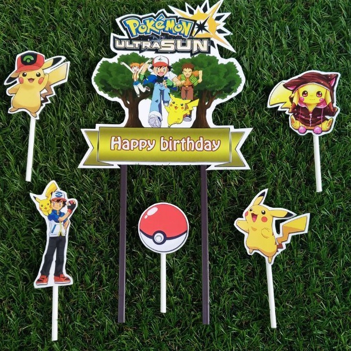 Jual topper toper hiasan tusukan kue cake nasi tumpeng ulang tahun ...