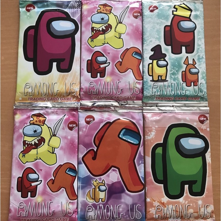 Jual Kartu Trading Card Game Among Us New 10 Pack (Masing2 isi 9 kartu ...