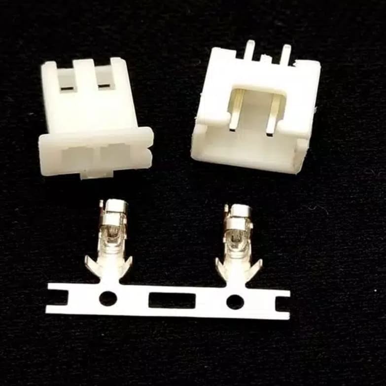 Jual 10SET KONEKTOR MOLEX 2P JST XH2.54 / molek 2 PIN pitch 2.54mm | Shopee Indonesia