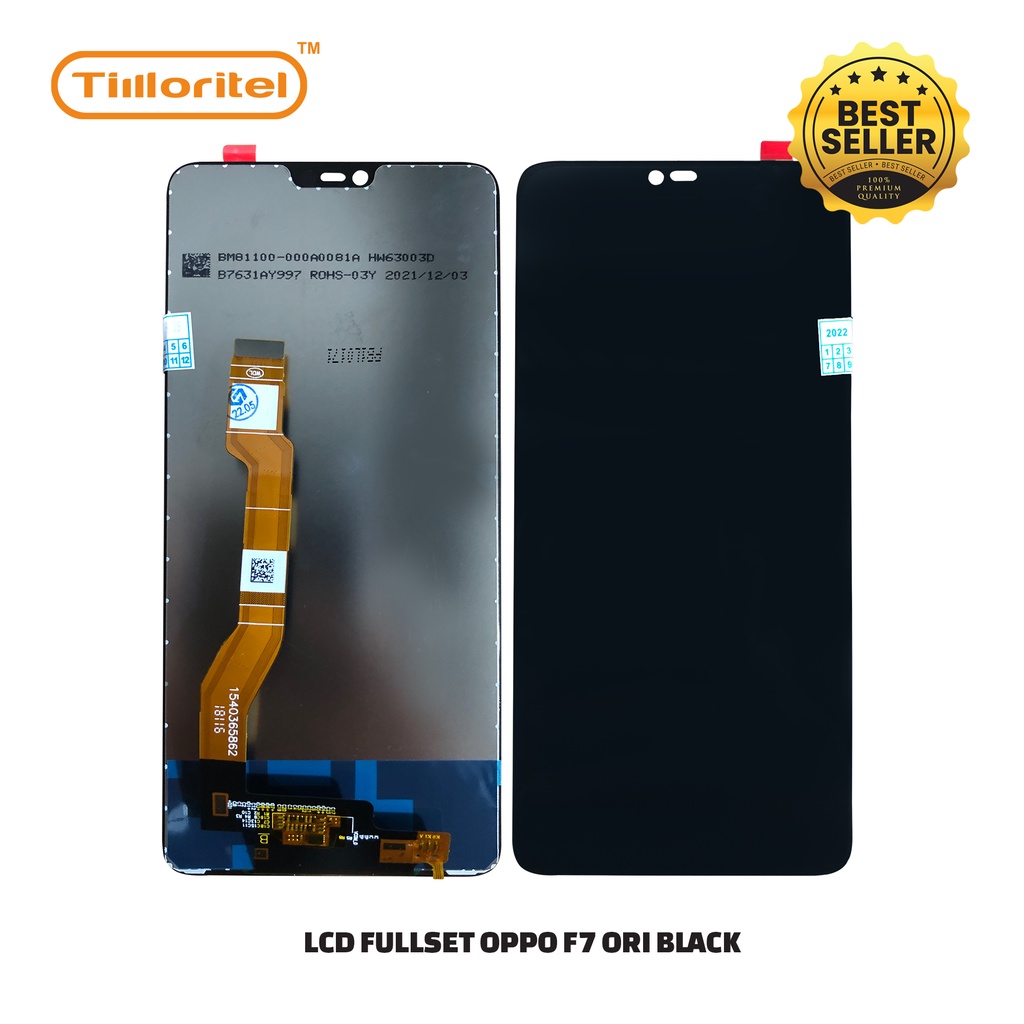 Jual LCD+TS OPPO F7 SMALL BANGS BLACK | Shopee Indonesia