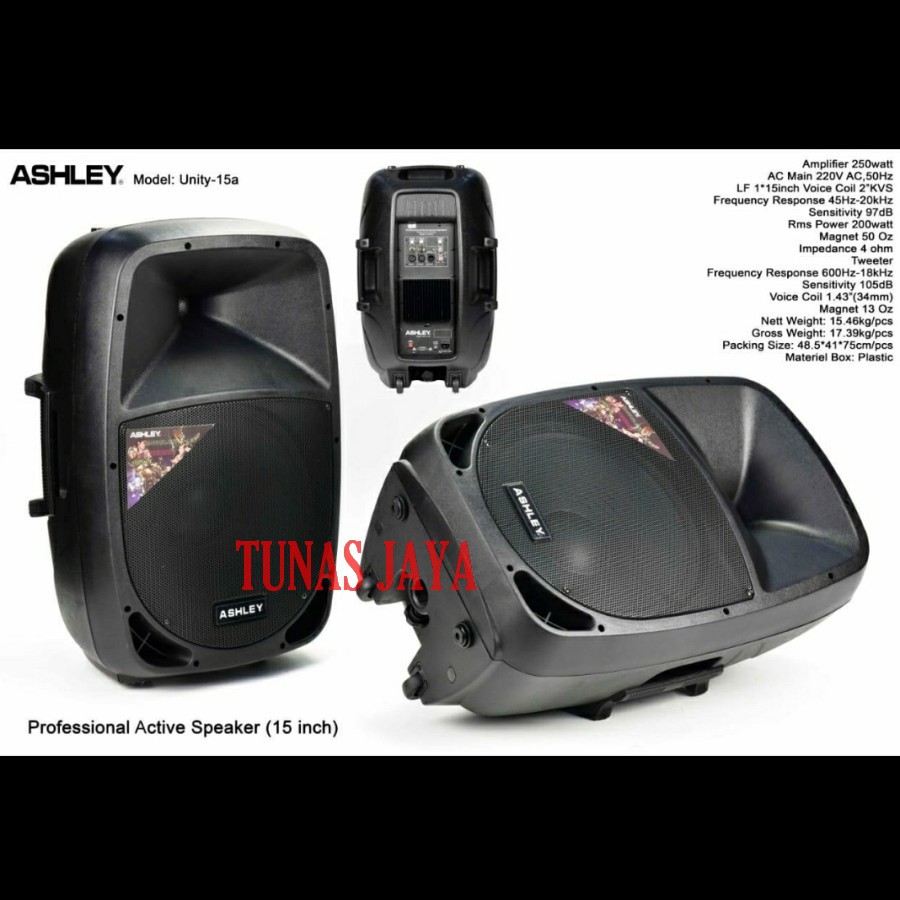 Jual Speaker Aktif Ashley 15 Inch Ashley Unity 15a Original Speaker