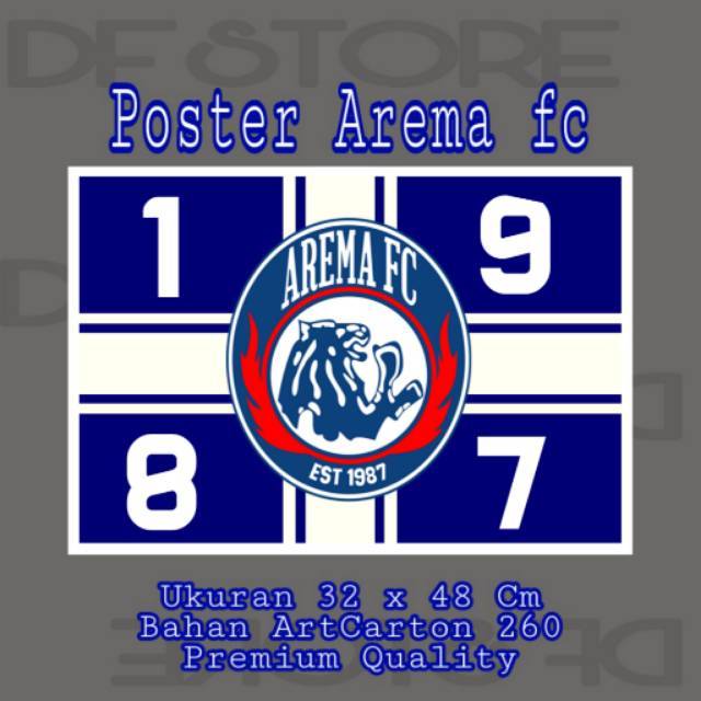 Jual Poster Arema fc malang Poster dinding | Shopee Indonesia