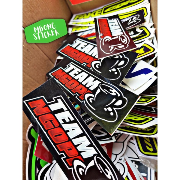Jual Sticker aesthetic stiker pemanis bijian TEAM NGOPI | Shopee Indonesia