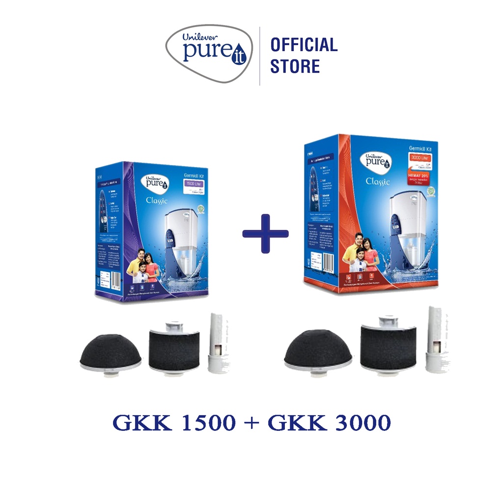Jual Unilever Pureit CLASSIC GKK 3000L + GKK 1500L | Shopee Indonesia