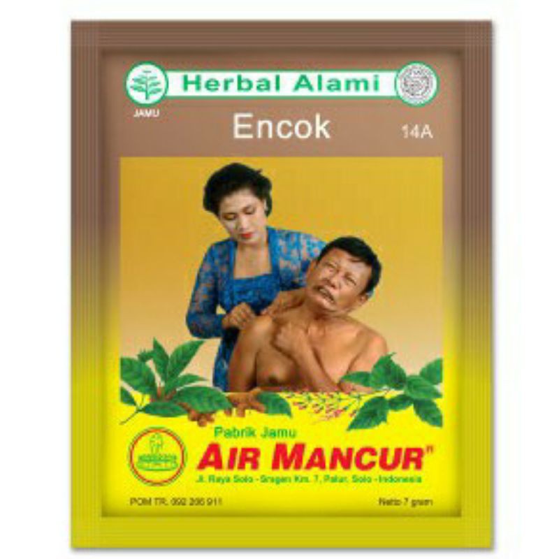 Jual JAMU AIR MANCUR ENCOK 14A (1 pack isi 10 sachet) | Shopee Indonesia