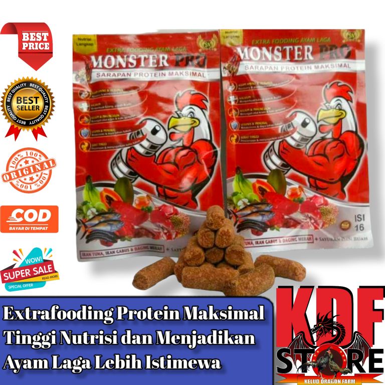 Jual MONSTER PRO JAMU AYAM SARAPAN PROTEIN HERBAL OBAT SUPLEMEN VITAMIN ...