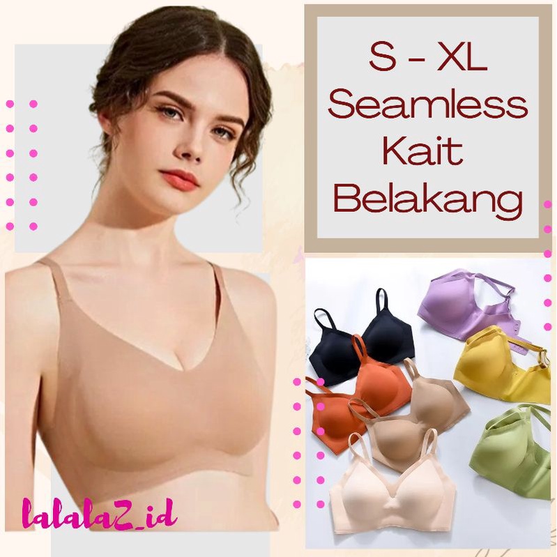 Jual A038 / BRA SEAMLESS KAIT BELAKANG PUSH UP TANPA KAWAT / BH KAIT 2 | Shopee Indonesia