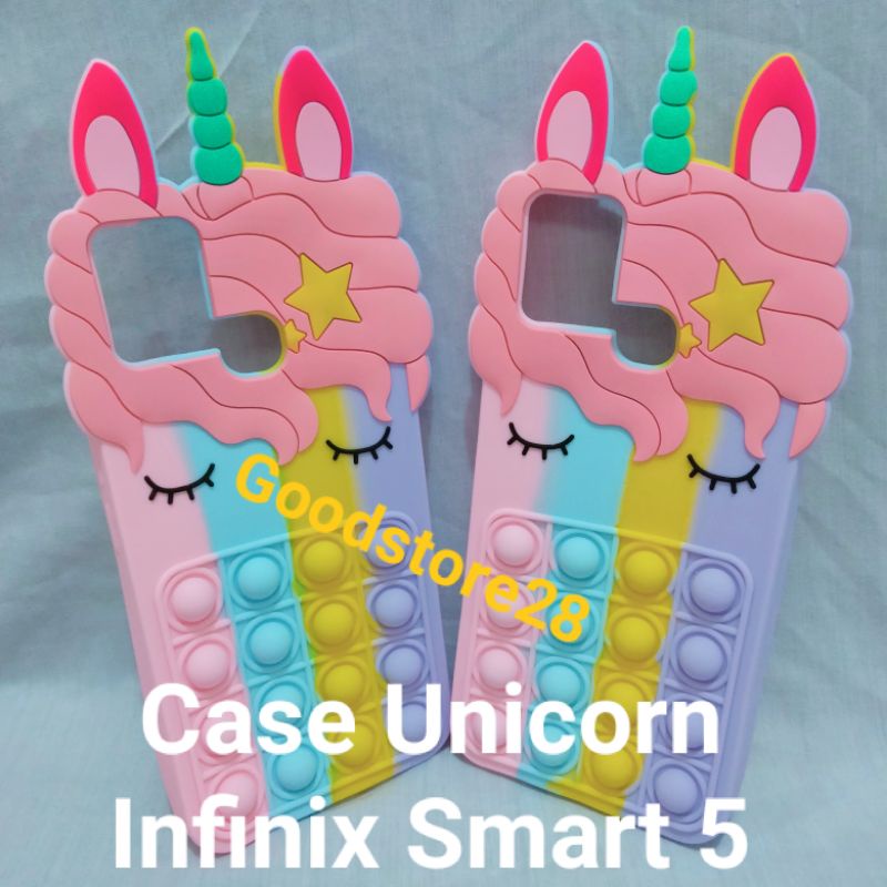 Jual Infinix Smart 5 Casing Pop It Unicorn Infinix Smart 5 Popit Murah ...