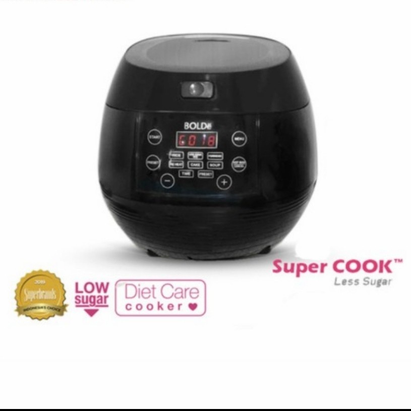 Jual BOLDe Super Cook Less Sugar Rice Cooker 1 L | Shopee Indonesia