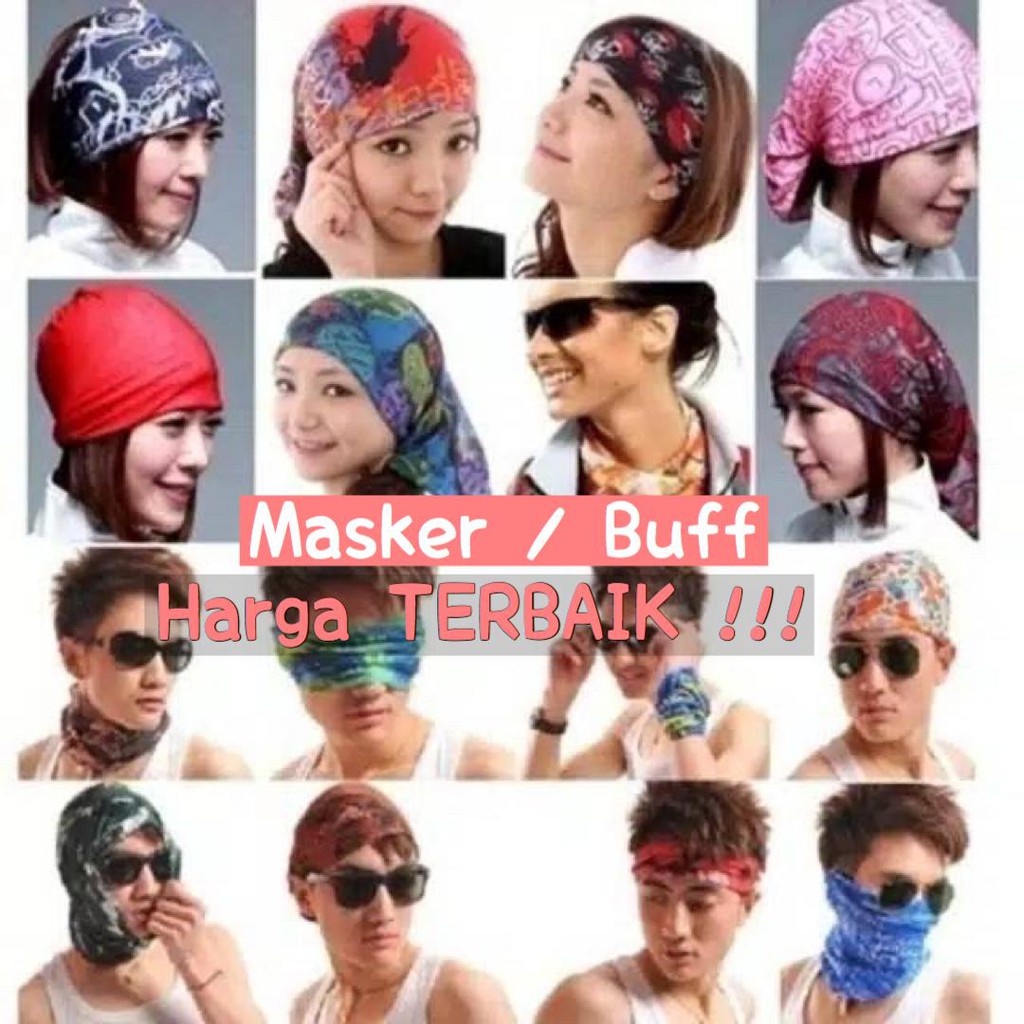 Jual BUFF Multifungsi serbaguna - konveksi murah tanah abang | Shopee ...