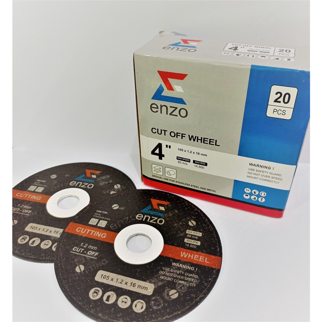 Jual Batu Potong Gerinda 4 inch Merk ENZO | Shopee Indonesia