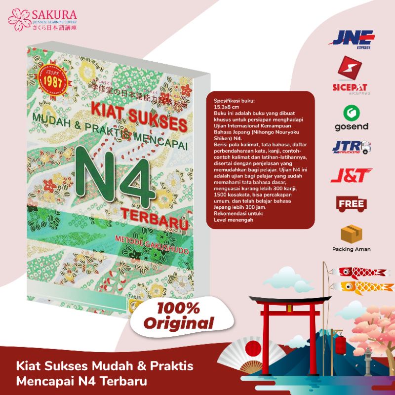 Jual Kiat sukses JLPT N4 Gakushudo *EDISI TERBARU* | Shopee Indonesia