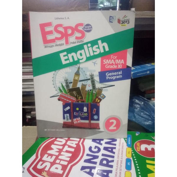 Jual buku esps bahasa Inggris (English) SMA/MA kelas 2-11 penerbit Erlangga | Shopee Indonesia