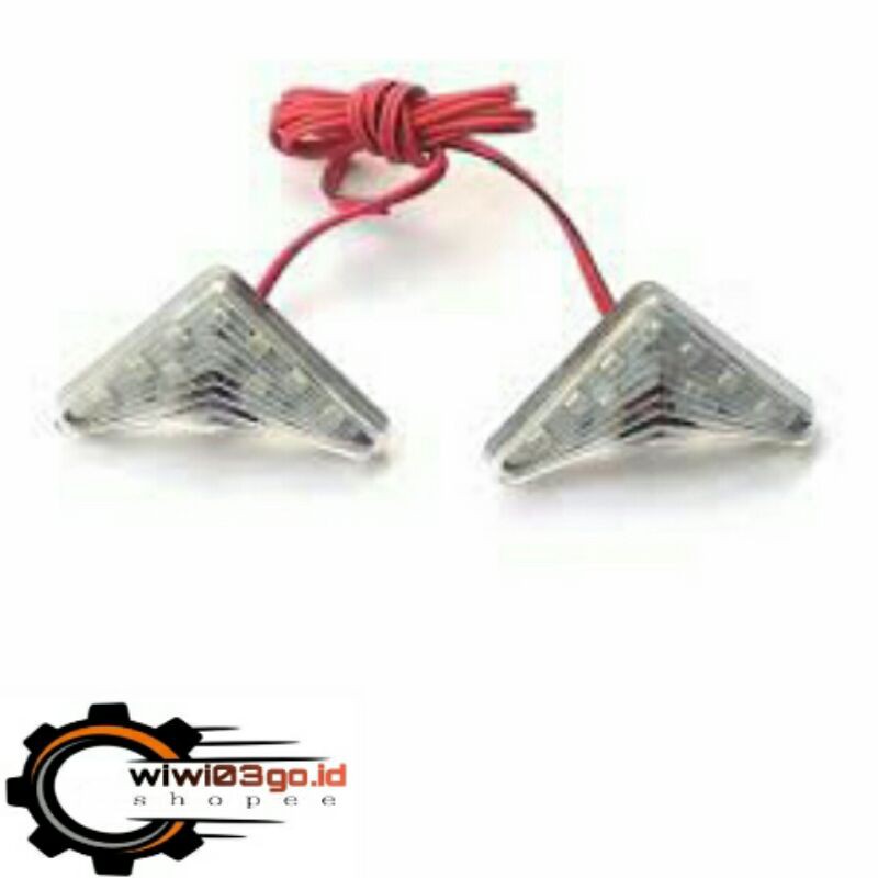 Jual Lampu Tempel Model Segitiga Bisa Untuk Lampu SEN Variasi | Shopee ...