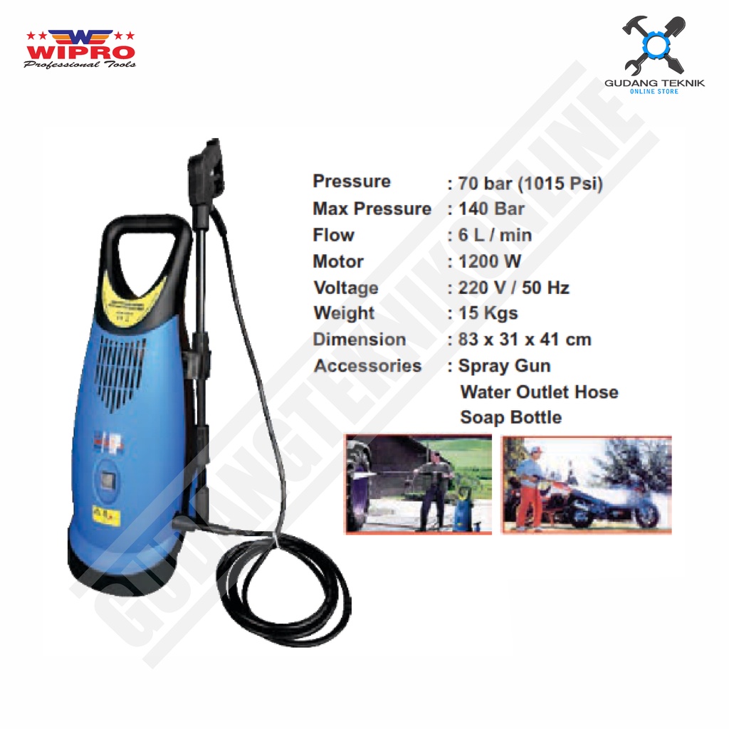 Jual Mesin Jet cleaner WIPRO APW-120CP / Mesin Steam Stim Cuci Mobil ...