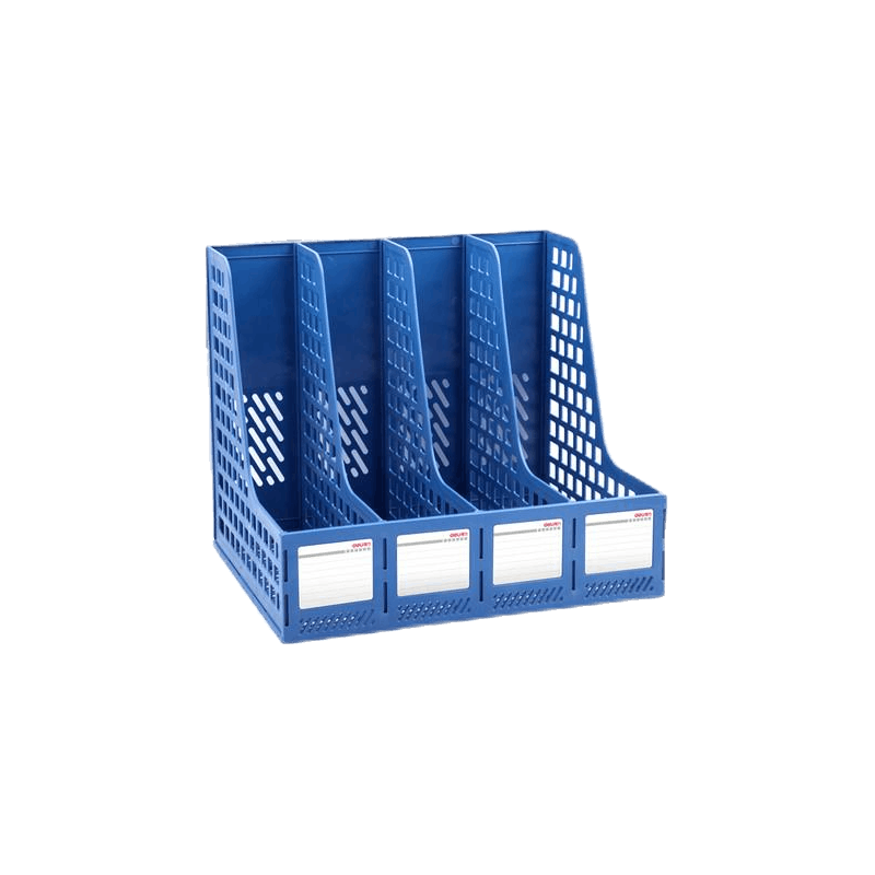 Jual Deli Rak Buku / Box File 4 Sekat Tahan Lama 33777 | Shopee Indonesia