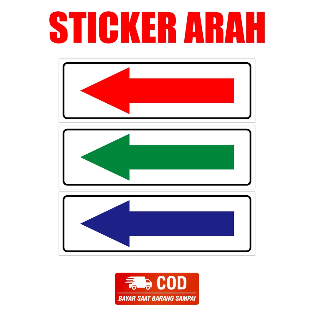 Jual STIKER ARAH PANAH | Shopee Indonesia